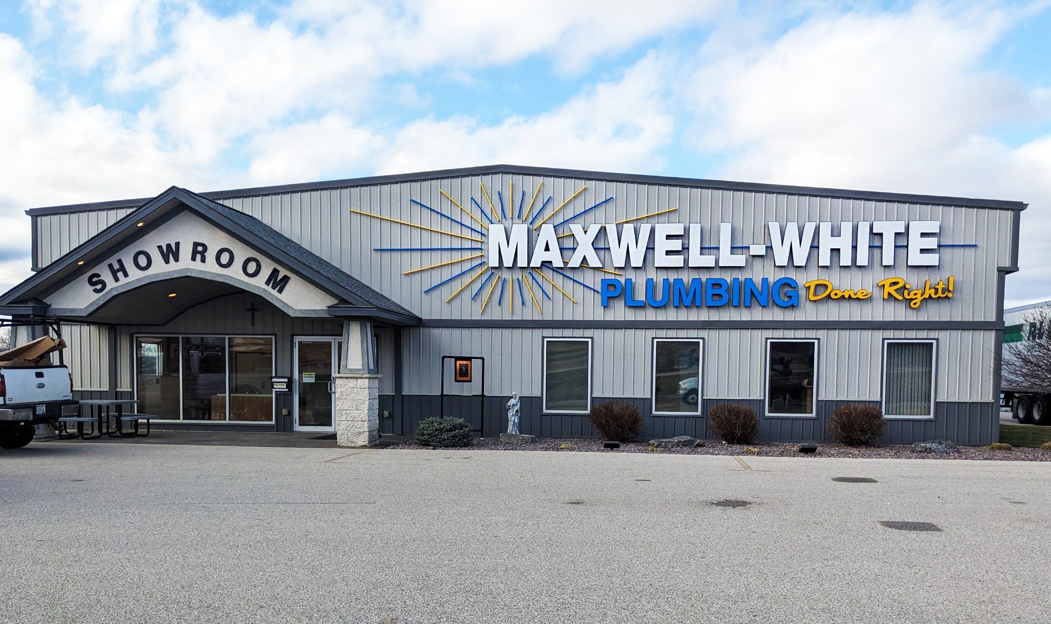 Maxwell-White Plumbing Sign Project | La Crosse Sign Group